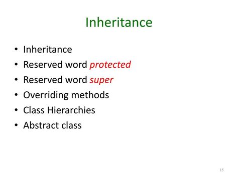 Ppt Classes Objects Inheritance Powerpoint Presentation Free Download Id1578273