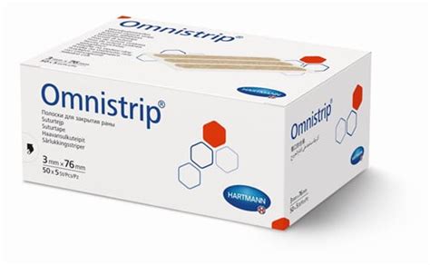 Omnistrip Αυτοκόλλητες Ταινίες Σύγκλισης Τραύματος 6x101mm Αποστ. σε 50 ...