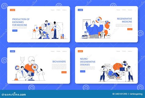 Exosomes Flat Vector Illustration 350437308