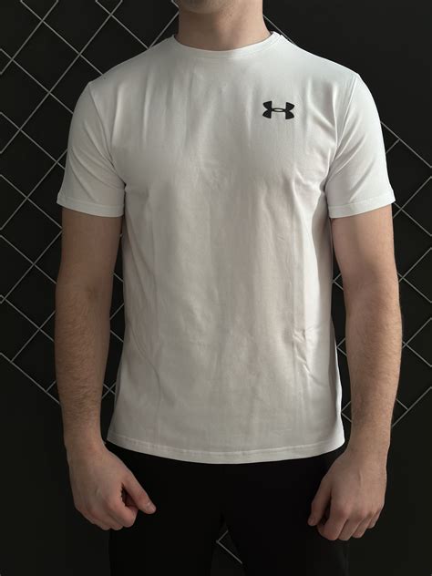 Купити Чоловіча футболка Under Armour бавовняна біла / футболка Андер ...