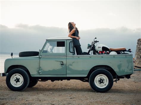 14 Photos Of A Classic Defender A Custom Café Racer And One Very Sexy