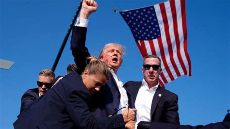 In Pictures Gunman Fires Multiple Shots At Trump Rally Us News Sky