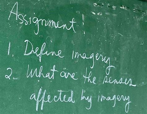 Assignment Define Imagery What One The Studyx