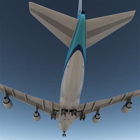 Boeing 747 400 Klm 3d模型 3d模型 129 Max 3ds C4d Fbx Ma Obj Free3d