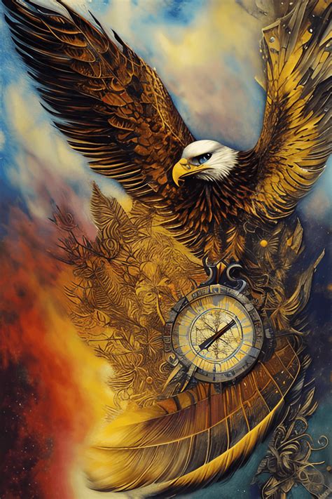 Eagle Compass Creative Fabrica