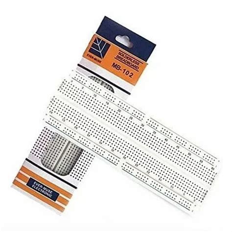 Breadboard 830 Point Solderless Prototype Pcb Board Kit Protoboard Mb 102 At Best Price In Agra
