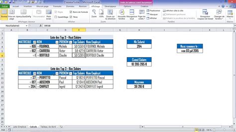 Excel Créer votre tableau de Bord dynamique RH Module 4 Vidéo
