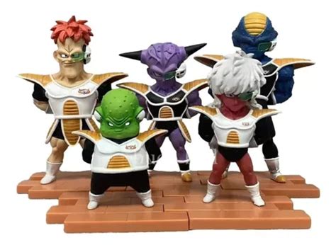 Set Custom 5 Figuras Fuerzas Especiales Ginyu Dragon Ball Z Envío Gratis