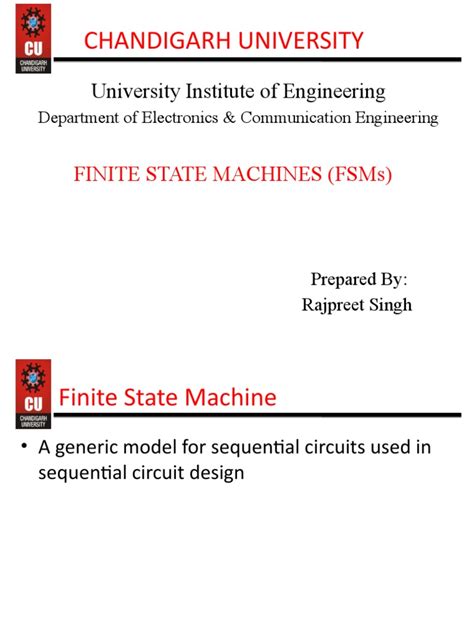 Finite State Machines Pdf Applied Mathematics Digital Technology