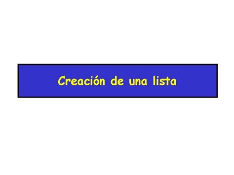 Listas Encadenadas De Estructuras Creacin De Una Lista