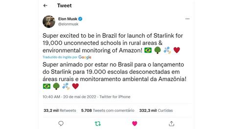 Elon Musk Vem Ao Brasil Mas Não Para Falar Sobre A Tesla