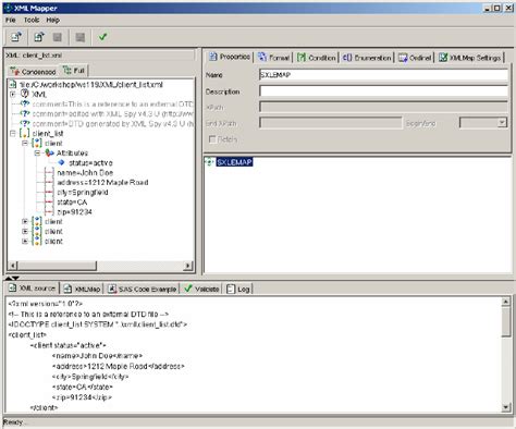 Displaying Clientlistxml In Sas Xml Mapper Download Scientific Diagram