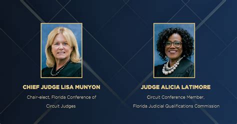 Chief Judge Lisa Munyon And Circuit Judge Alicia Latimore Elected To New Leadership Roles