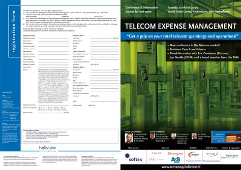 Telecom Expense Management Brochure Ppt