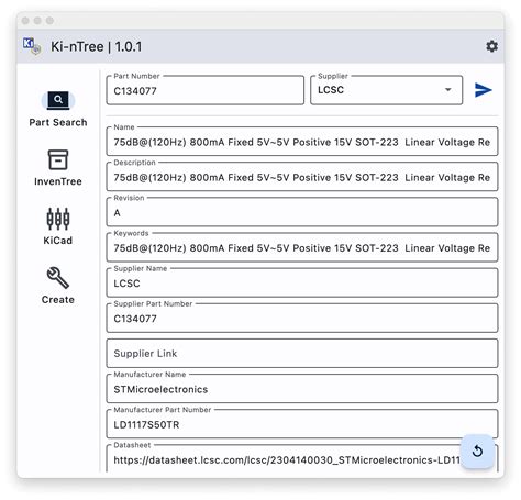 LCSC Part Saving Fails Issue 157 Sparkmicro Ki NTree GitHub