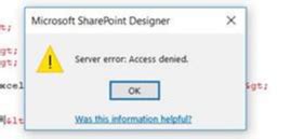 Access Denied Customizing Office Communication Site Tech Wizard