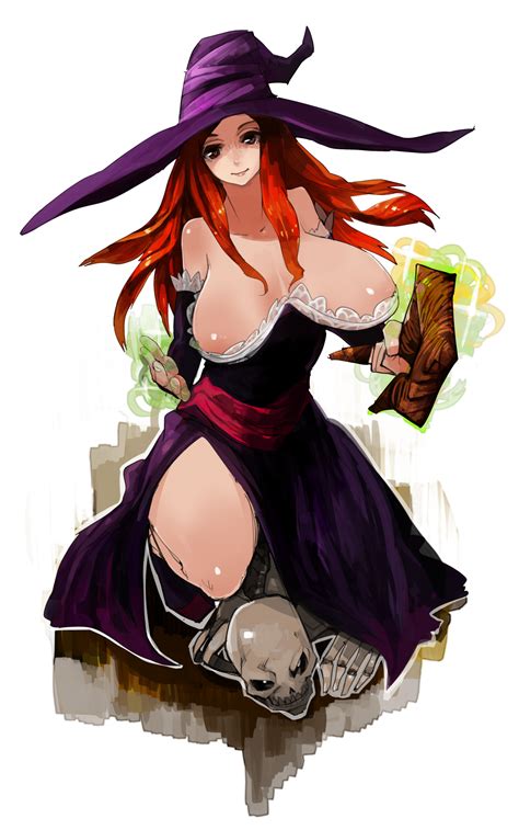 Raichiyo Sorceress Dragon S Crown Dragon S Crown Highres Girl Bare Shoulders Breasts