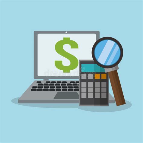 Dinero O Imagen Relacionada De Los Iconos De La Economía Stock De