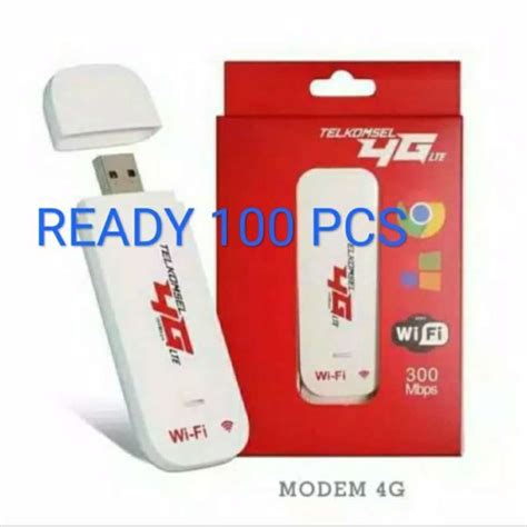 Promo Modem Usb Wifi Modem 4G Lte Telkomsel 300 Mbps Unlock All Operator Gs Diskon 11 Di