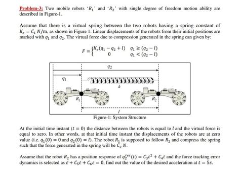Solved Problem 3 Two Mobile Robots R1 And R2 With Chegg