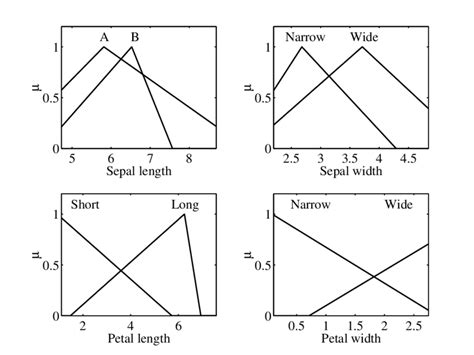The Fuzzy Sets In The Antecedent Of The Optimized Two Rule Classifier Download Scientific