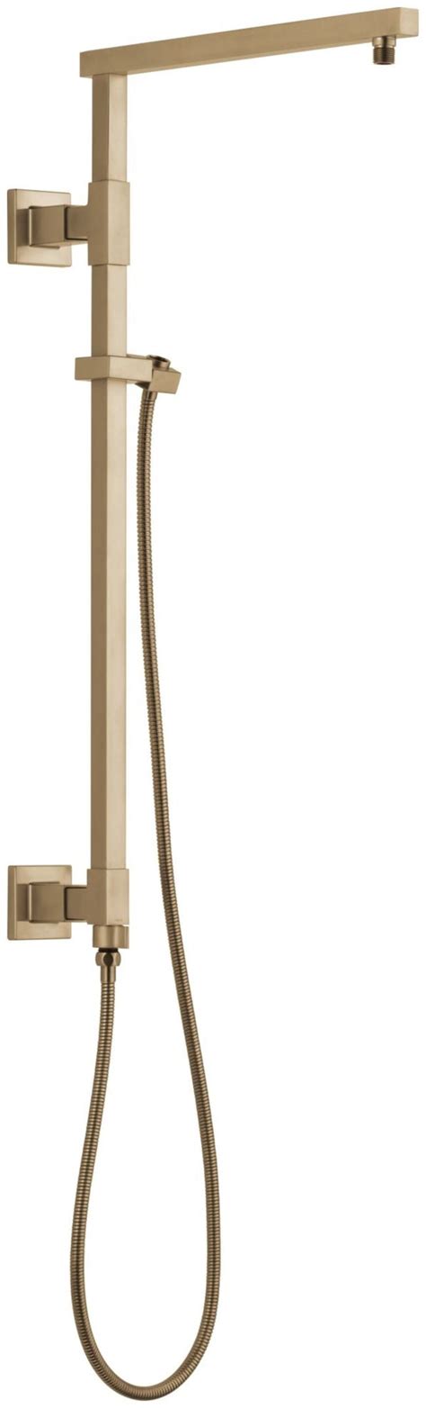 Delta 58420 Emerge 26 Angular Shower Column Lumicoat Champagne
