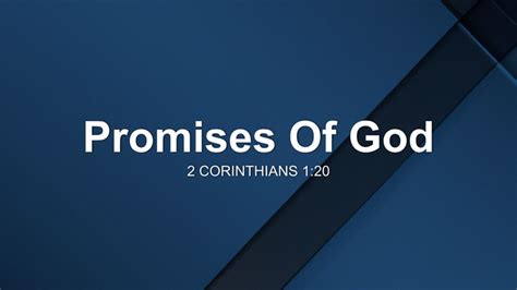 Promises Of God Sermon By Sermon Research Assistant Corinthians