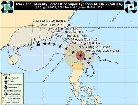 Signal No 3 Up Over Batanes Parts Of Babuyan Islands Due To Goring