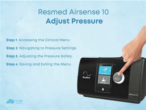 Step By Step Guide For Resmed Airsense 10 Adjust Pressure