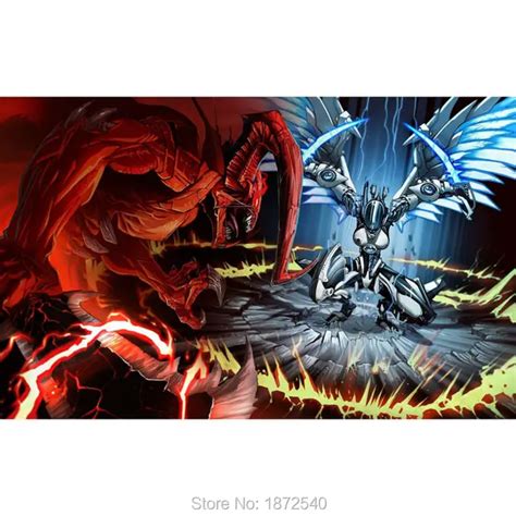 63x40cm Yugioh Cards Playmat Steel Breast Playmat Board Games Table