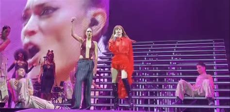 Elodie Duetta Con Annalisa Nellultima Data Del Tour Al Forum Di Assago