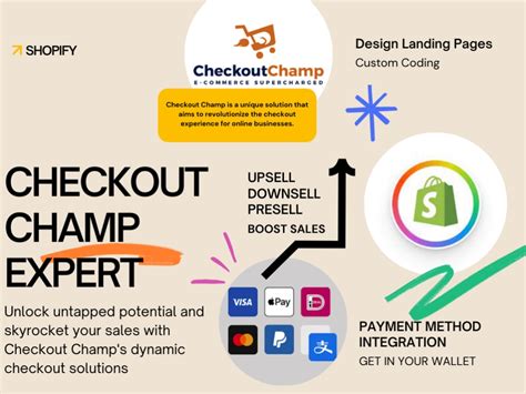Checkout Champ Landing Pages Upsells Shopify And Woocommerce