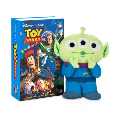 DISNEY STORE TOY Story Alien VHS Stuffed Plush Toy Doll 8 Limited