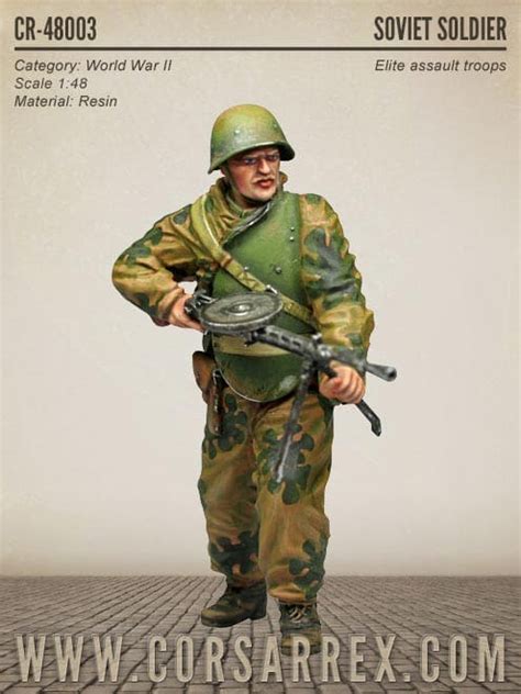 Track 48 Figures Corsar Rex 48003 148 Soviet Ww2 Elite Assault