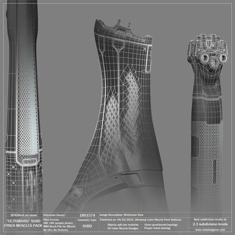 Ultraborg Subd Full 3d Kitbash Library — Vitaly Bulgarov Gear