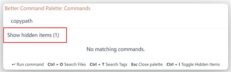The Hidden Item Cant Unhide · Issue 97 · Alexbiegobsidian Better
