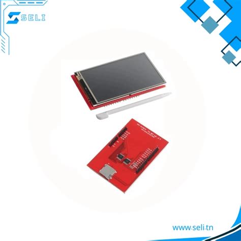 POUCE ECRAN TACTIL LCD COMPATIBLE UNO SPI ILI XPT SELI