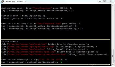 vmware vcenter log insight part 3 send your vcenter appliance logs to