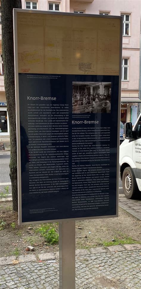 Gedenktafeln In Berlin Knorr Bremse