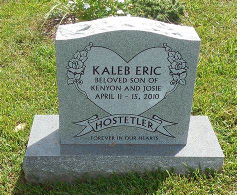 Kaleb Eric Hostetler 2010 2010 Find A Grave Memorial