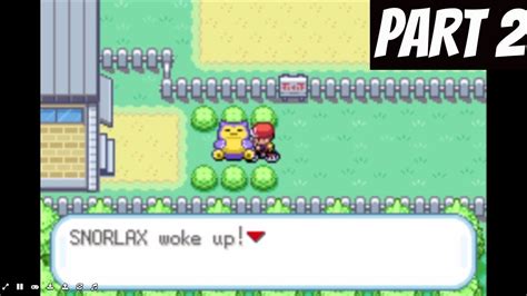 Pokemon Fire Red Version Full Game Playthrough Part 2 Youtube