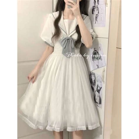 量産型参戦服推し活 セーラー風シフォンワンピース（ワンピース）｜量産型・参戦服専門通販oshifuku（オシフク）