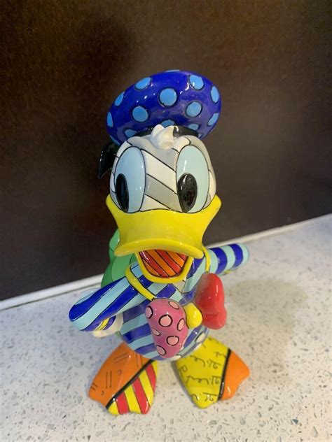 Authentic Romero Britto Disney Donald Duck 3940215513