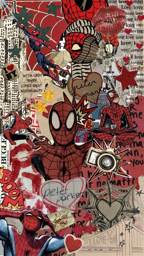 Spiderman Collage Wallpapers Top Free Spiderman Collage Backgrounds