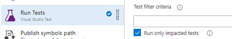 Continuous Integration Vsts Build Choose Which Unit Tests Run Depending On Which Files Were