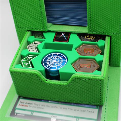 Gamegenic Deck Pod Insert Swu Token Holder 3d Printed Metalfabtokens