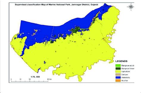 Supervised Classification Map Of Mnp Jamnagar And Gujarat Download