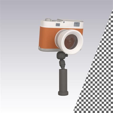 Concept De Voyage Dappareil Photo Vintage 3d Rendu 3d Psd Premium