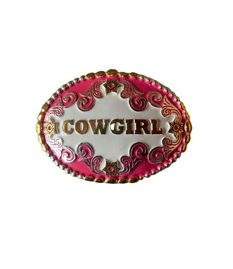 Fivela Feminina Master Cowgirl Rosa M10 Celeiro