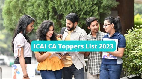 ICAI CA Toppers List 2023 Released Akshay Jain Tops CA Final May Exam